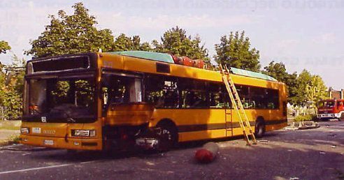 Le bombole di gas metano di un autobus di linea possono...